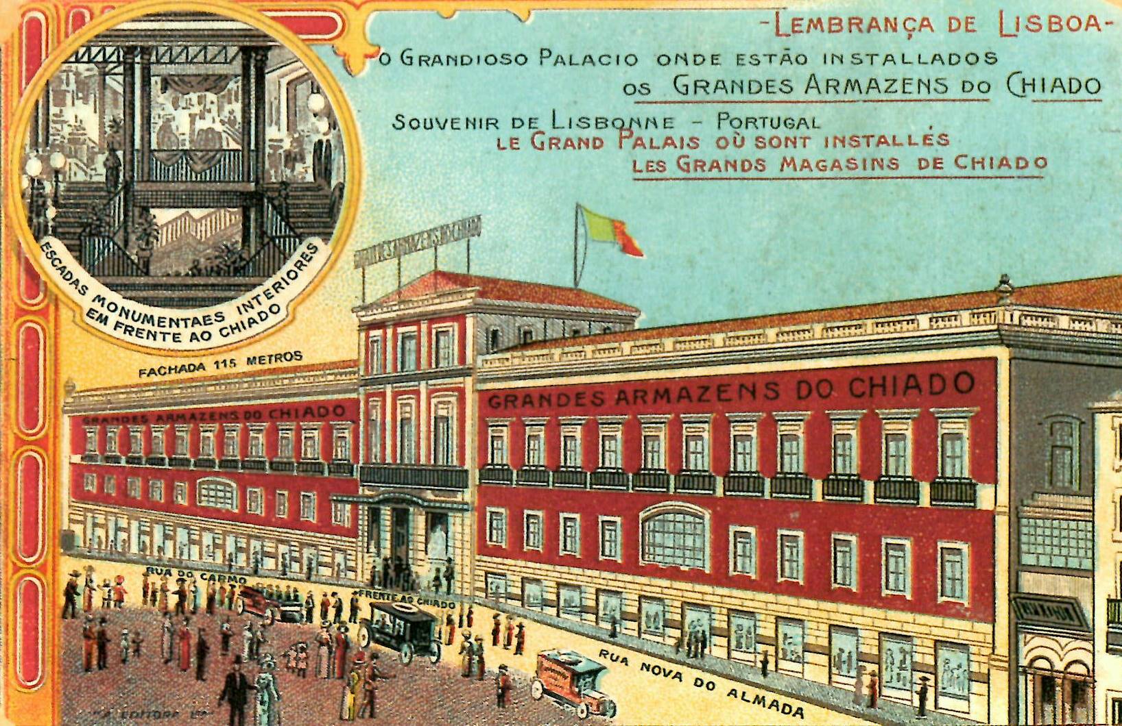 Palácio Barcelinhos / Edifício dos antigos Armazéns do Chiado | e-Chiado